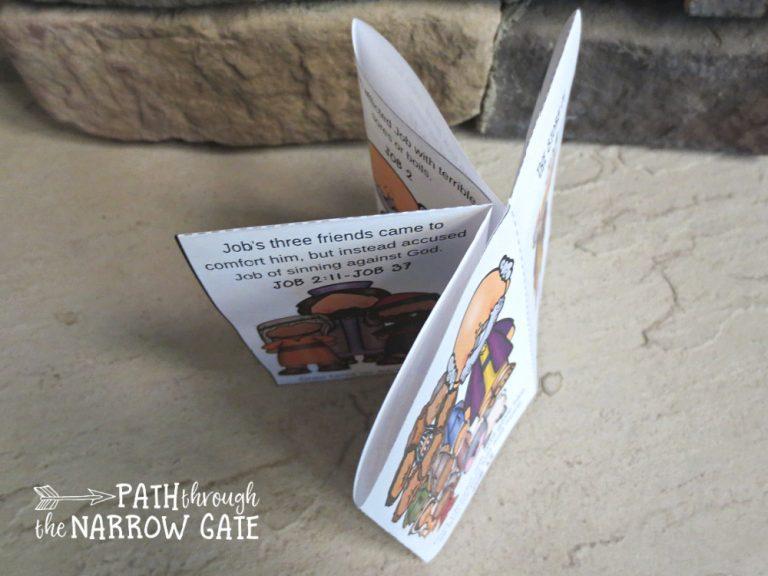 Printable Job Mini Book - Kids Bible Teacher