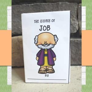 Printable Job Mini Book - Kids Bible Teacher