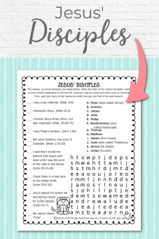 Activity Pages - Kids Bible Teacher