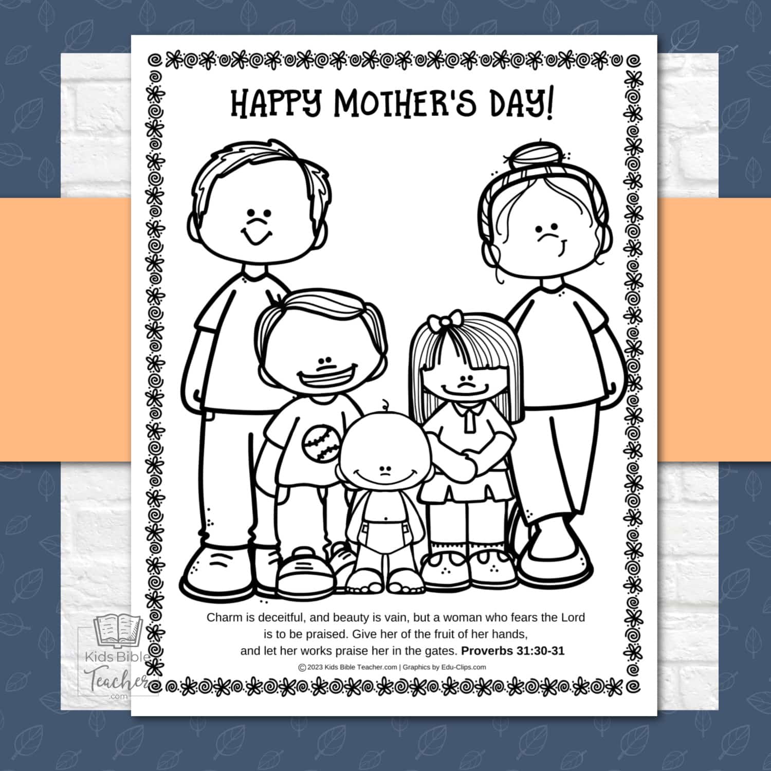 Mothers in the Bible Activity Pages - Kids Bible Teacher