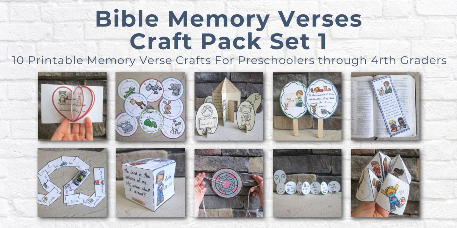 Bible Memory Activities - Kids Bible Teacher