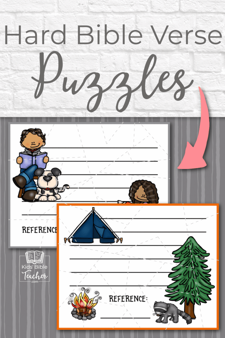 Bible Memory Activities - Kids Bible Teacher