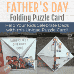 Father's Day Folded Puzzle Card - Kids Bible Teacher