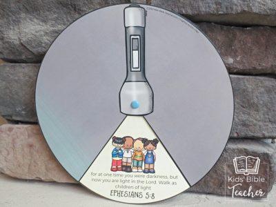 "The Bible is My Light" Spinner - Kids Bible Teacher