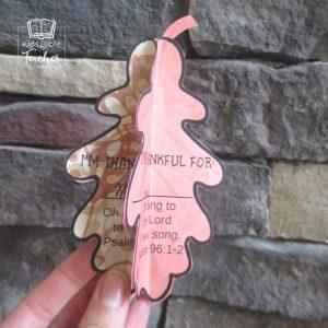 Thankful Leaves Bible Verse Craft - Kids Bible Teacher