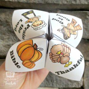 Thanksgiving Finger Puzzle - Kids Bible Teacher