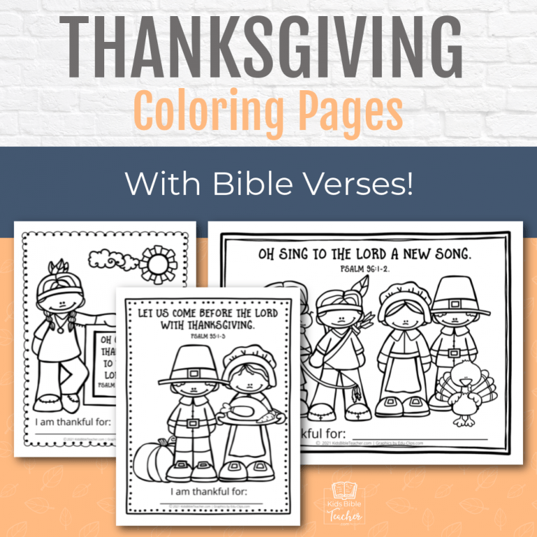 Thanksgiving Activity Pages with Thanksgiving Bible Verses for Kids ...