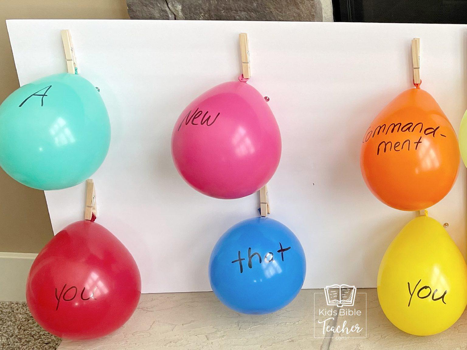 Dartless Balloon Game: Memory Verse Edition - Kids Bible Teacher