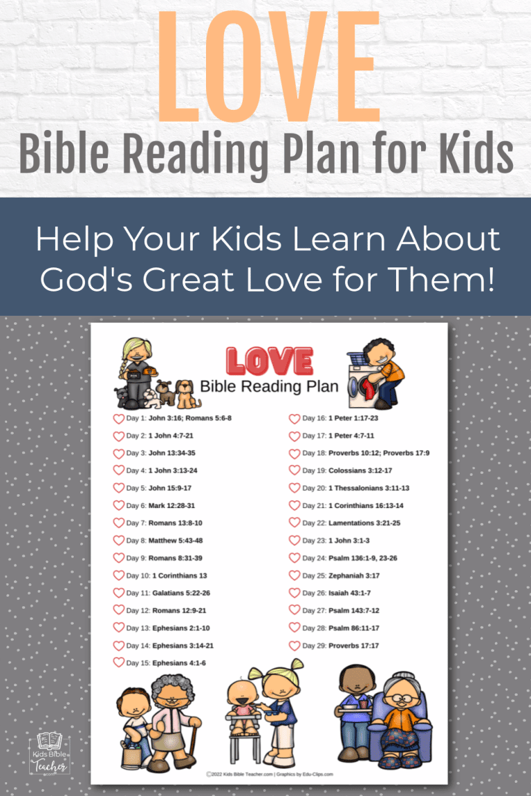Bible Reading Pages - Kids Bible Teacher