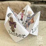 Printable Easter Finger Puzzle with Bible Verses