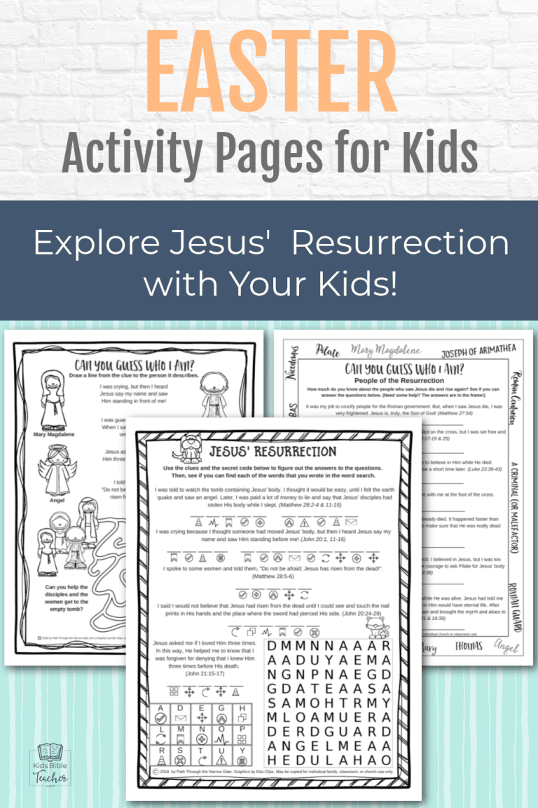 Easter Resources - Kids Bible Teacher