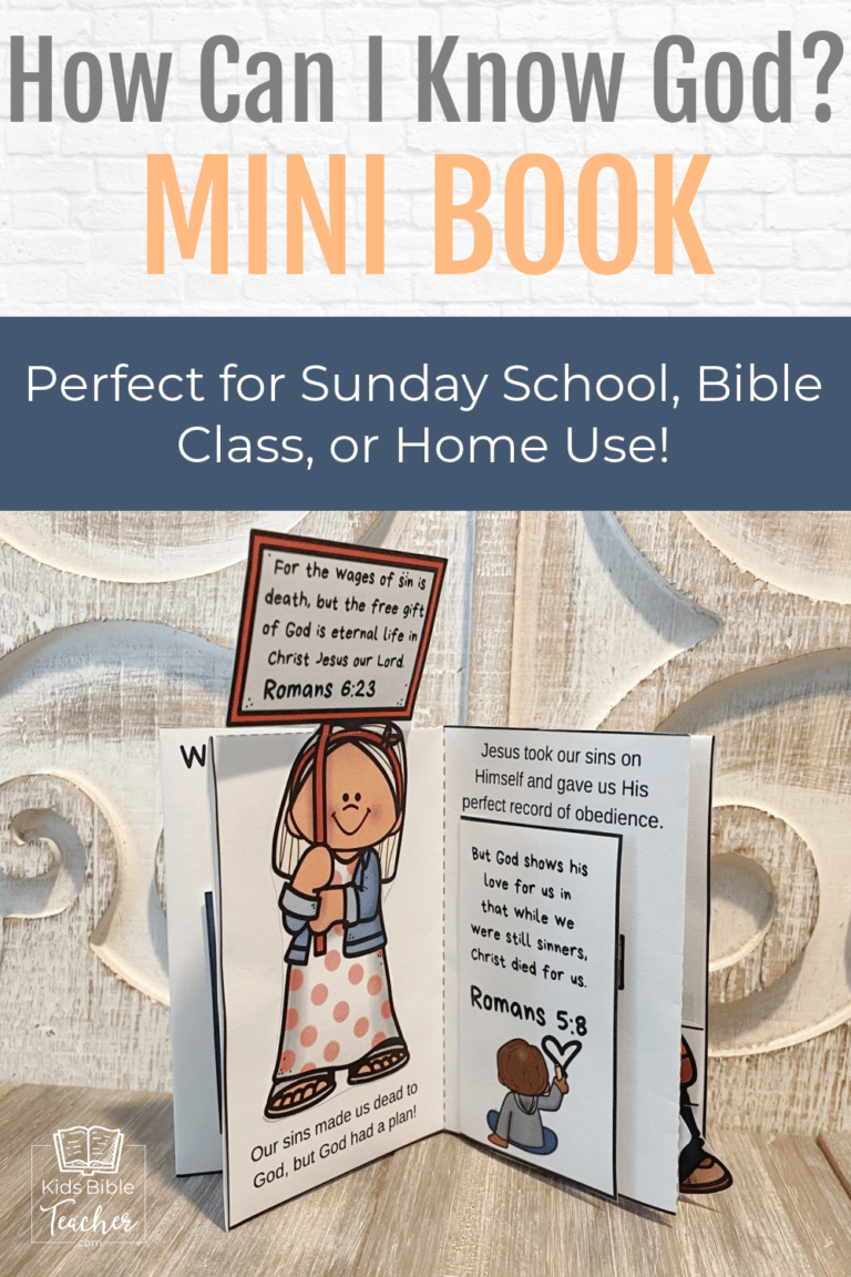 How Can I Get To Know God? Mini Book - Kids Bible Teacher