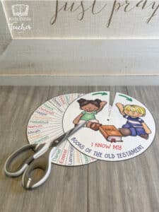 Old Testament Spinner Craft - Kids Bible Teacher