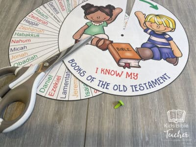 Old Testament Spinner Craft - Kids Bible Teacher