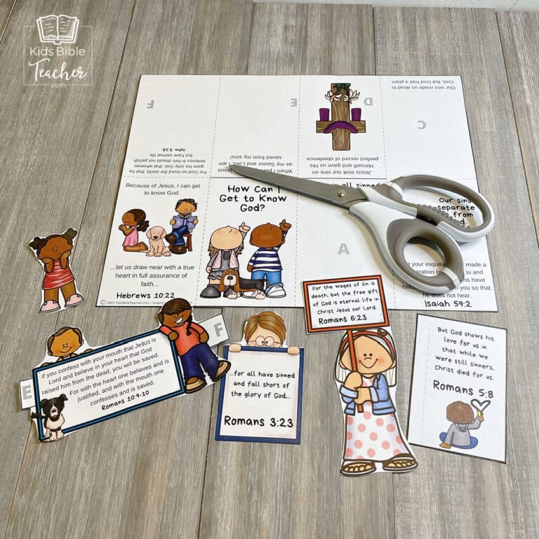 How Can I Get To Know God? Mini Book - Kids Bible Teacher