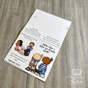 How Can I Get To Know God? Mini Book - Kids Bible Teacher
