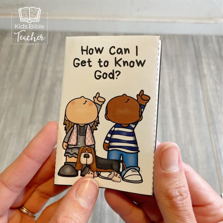 How Can I Get To Know God? Mini Book - Kids Bible Teacher