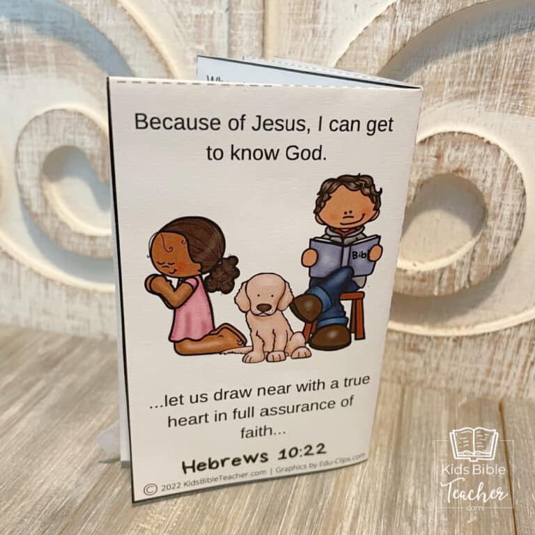 How Can I Get To Know God? Mini Book - Kids Bible Teacher