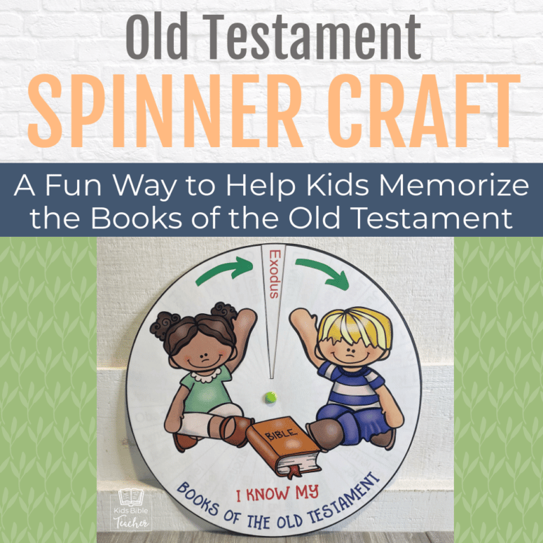 Old Testament Spinner Craft - Kids Bible Teacher