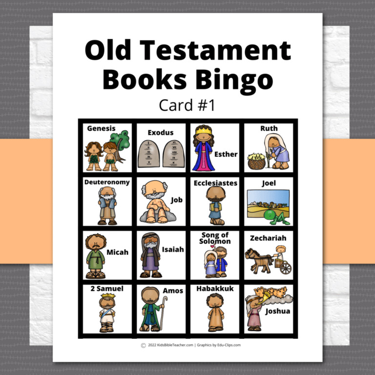4 Bible Bingo Games Your Kids Will Love to Play - Kids Bible Teacher