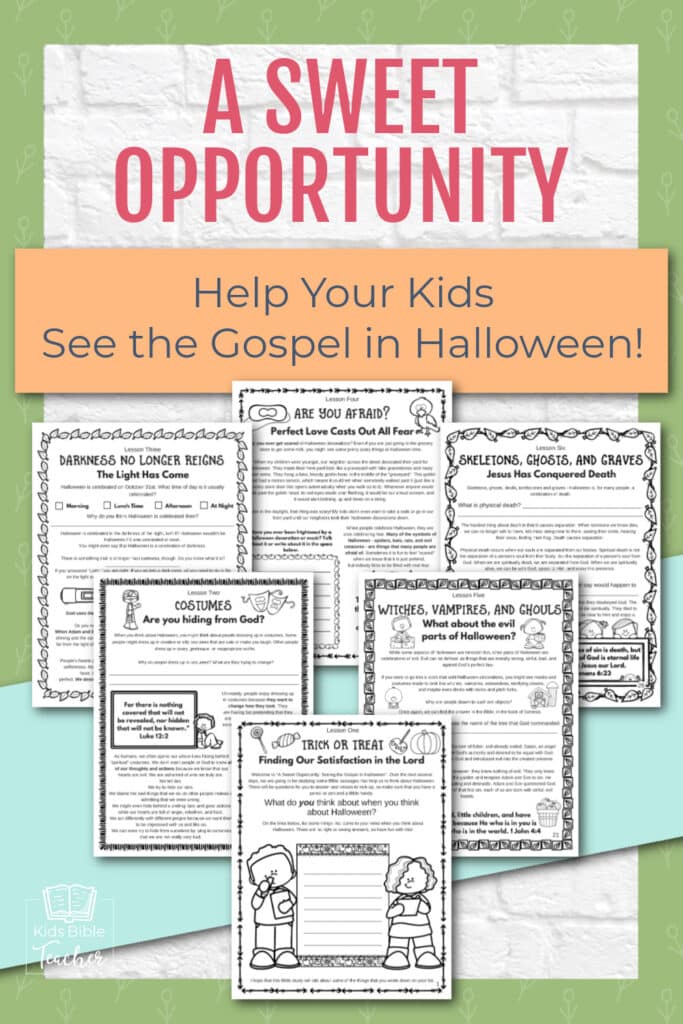 Halloween Resources - Kids Bible Teacher