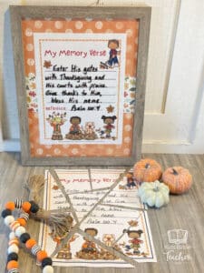 Thankful Verses Printable Puzzle and Memory Page for Kids - Kids Bible ...