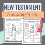 New Testament Crossword Books of the Bible Puzzle for Kids