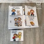 God Loves Me Mini Book Craft for Kids with Bible Verses about God's ...