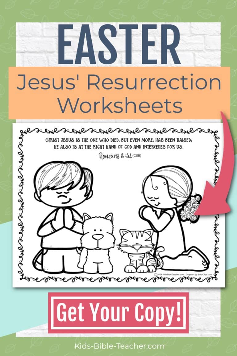 Activity Pages - Kids Bible Teacher