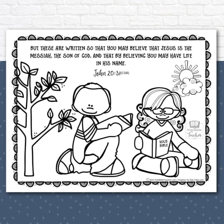 Jesus' Resurrection Worksheets with Easter Bible Verses - Kids Bible ...