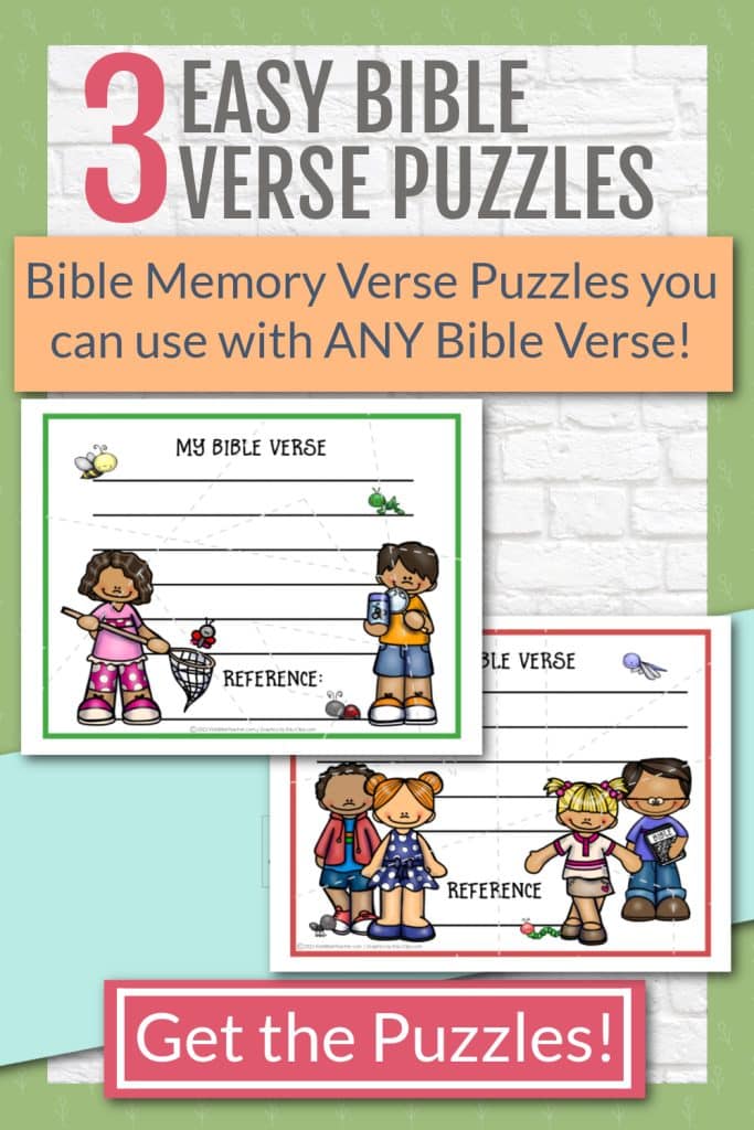 Bible Memory Activities - Kids Bible Teacher