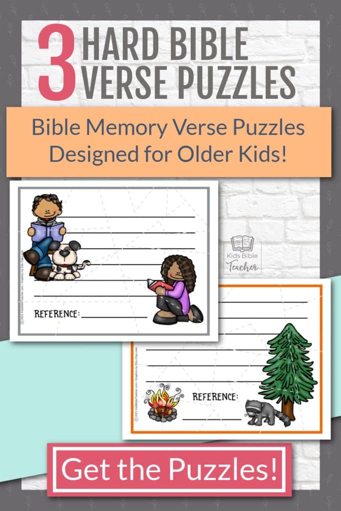 Bible Memory Activities - Kids Bible Teacher