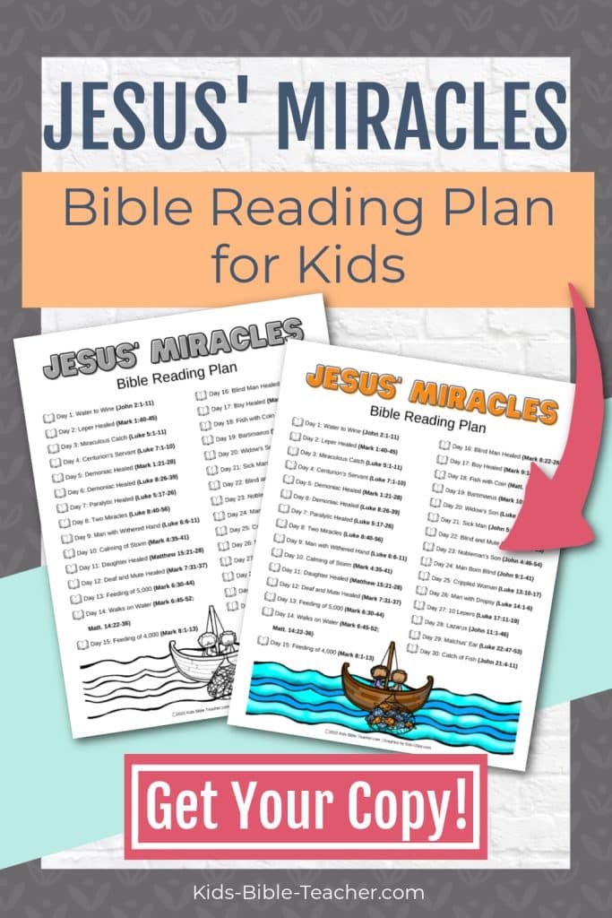 Bible Reading Pages - Kids Bible Teacher