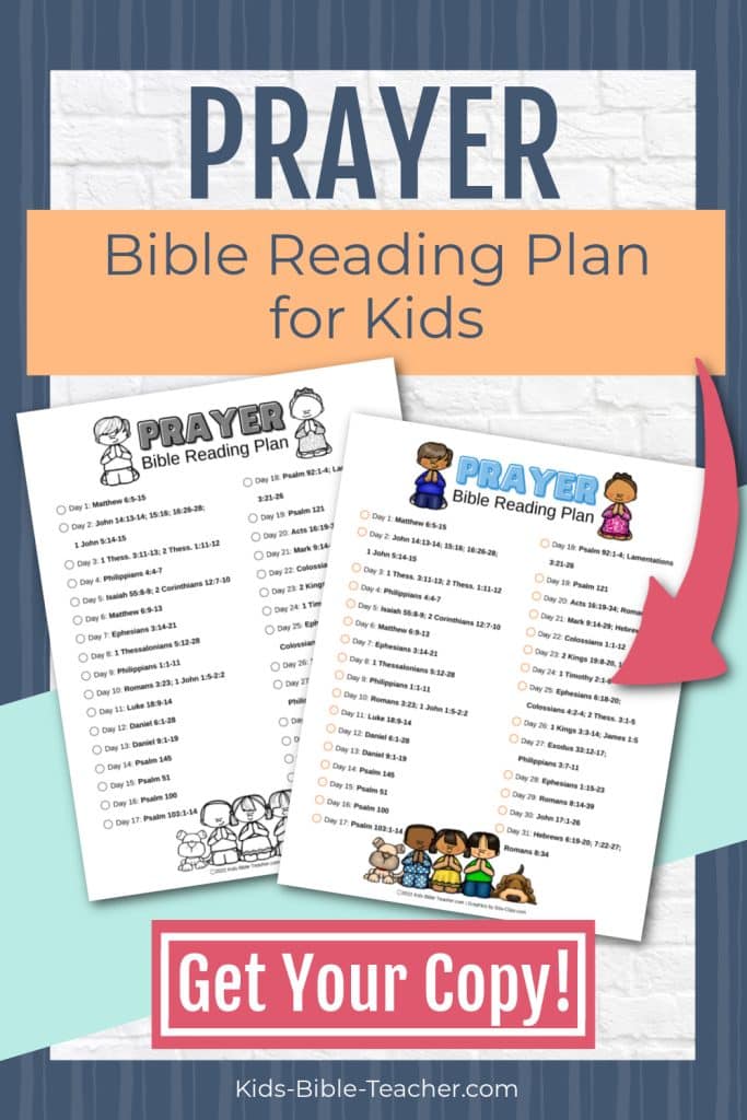 Bible Reading Pages - Kids Bible Teacher