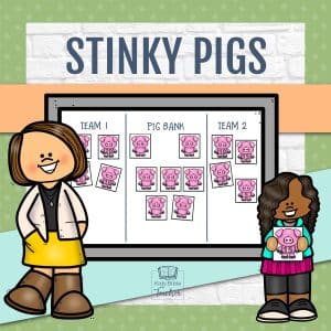 Stinky Pigs Bible Lesson Review Game - Kids Bible Teacher