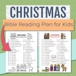 Christmas Bible Reading Plan - Kids Bible Teacher