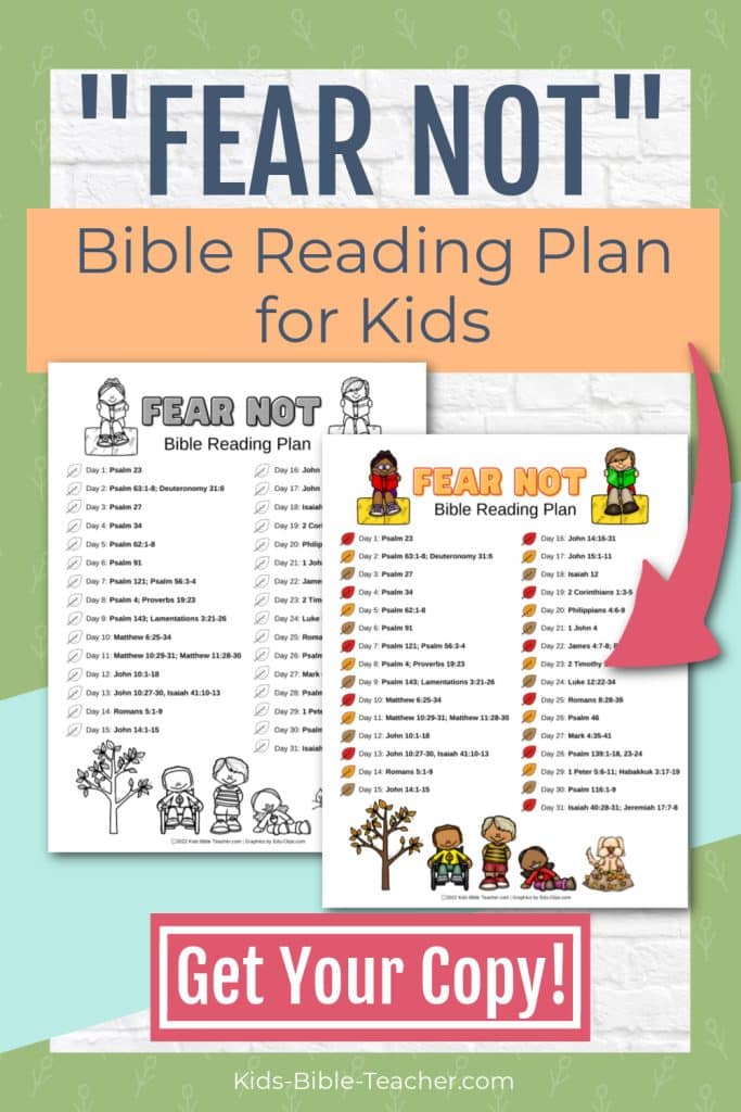 Bible Reading Pages - Kids Bible Teacher