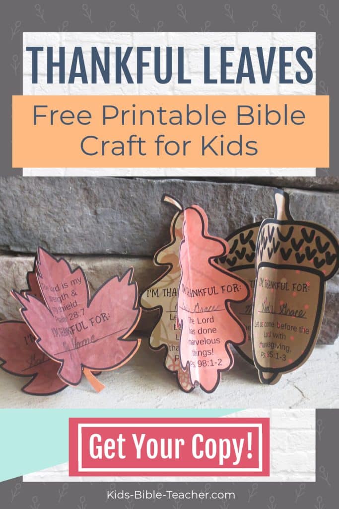 Thanksgiving Resources - Kids Bible Teacher