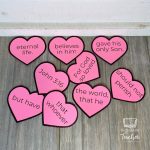 Valentine's Day Memory Verse Games for Kids - Kids Bible Teacher
