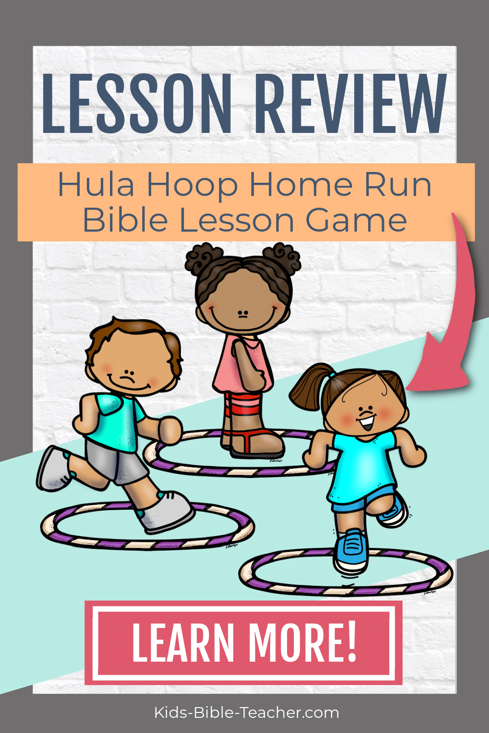 Bible Lesson Review Game for Kids - Hula Hoop Home Run - Kids Bible Teacher