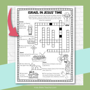 Free Map of Jesus' Ministry & Activity Page!